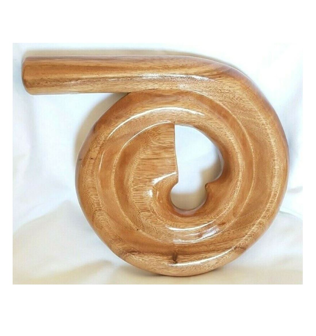 Spiral DIDGERIDOO Natural Wood Handcrafted Didge – Bali Box